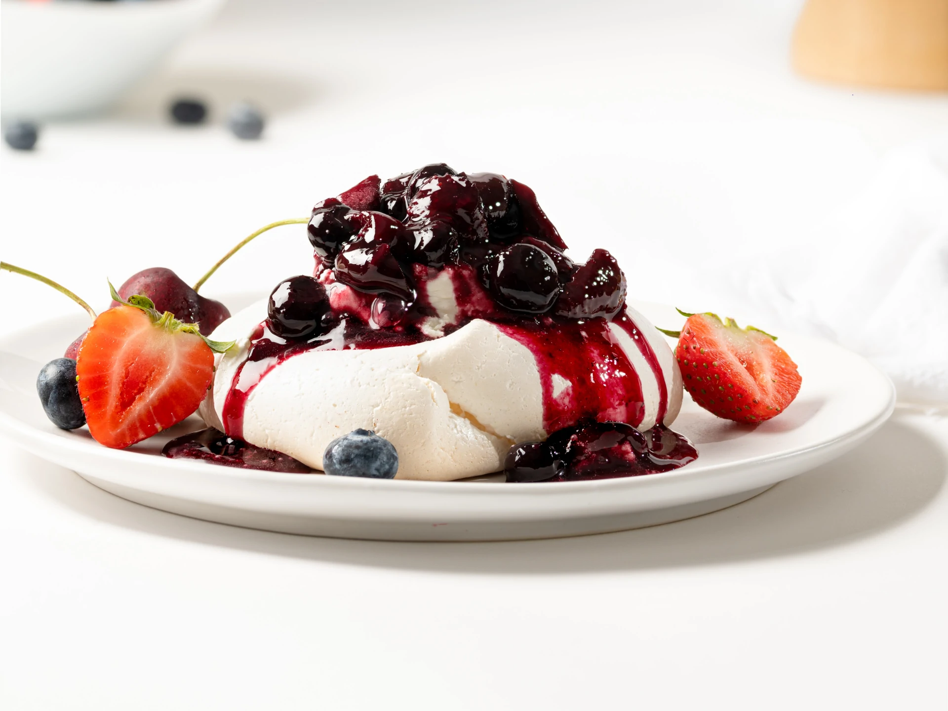 Berry-Topped Pavlovas - Kosher.com