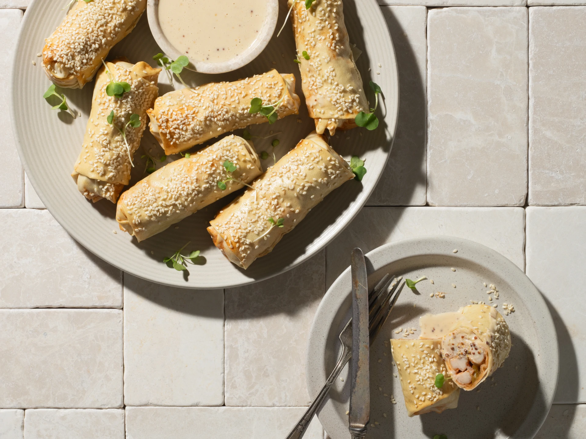 Sesame Chicken Spring Rolls - Kosher.com