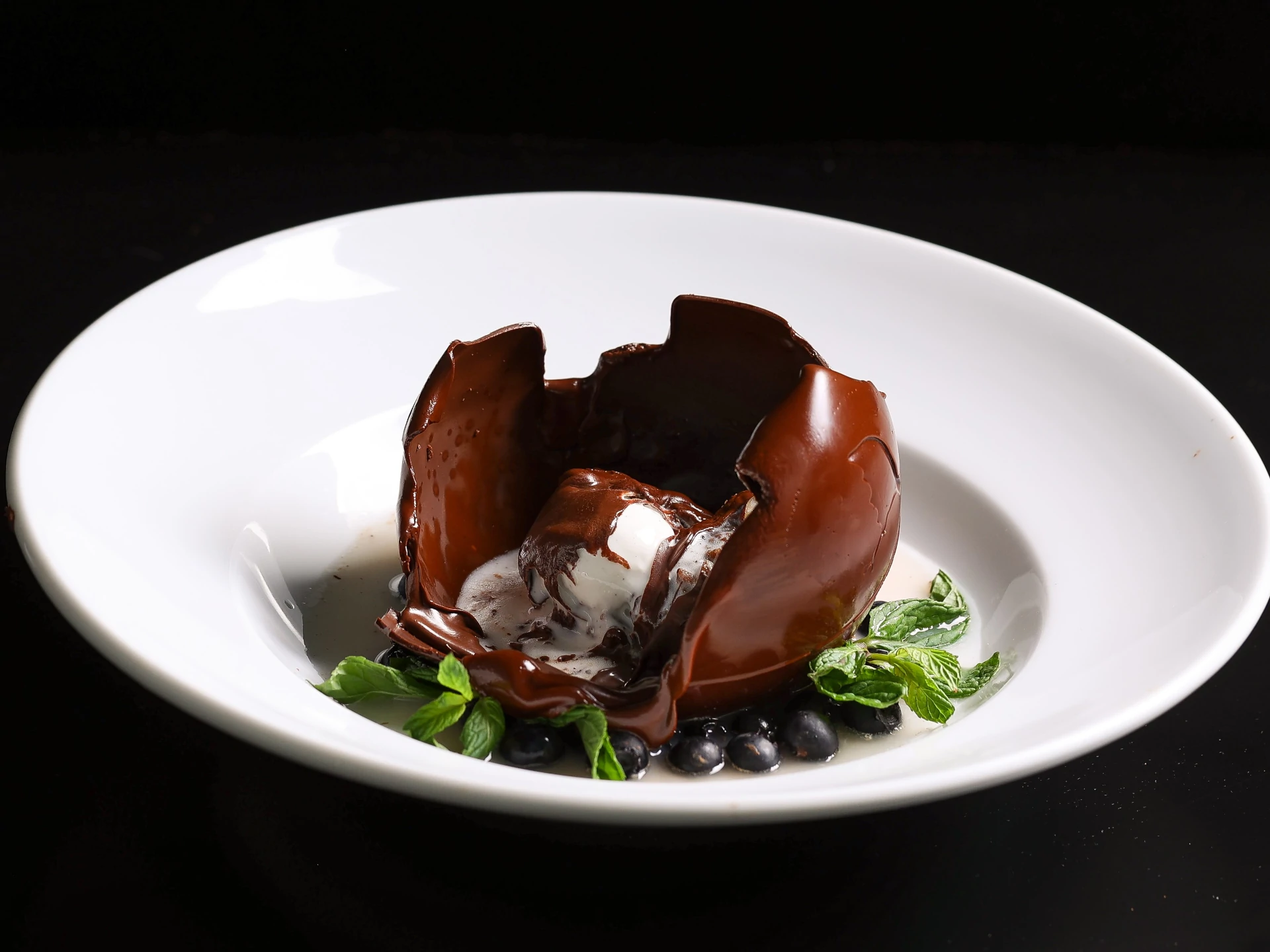 Flaming Chocolate Sphere - Kosher.com